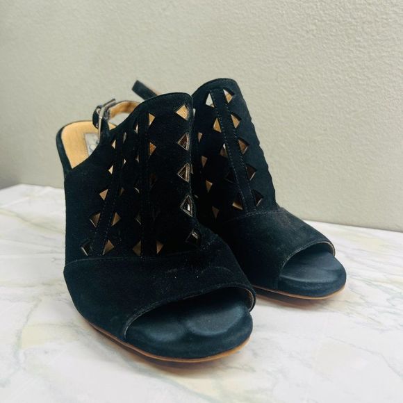 Halogen | Shoes | Women 65 Halogen Suede Laser Cut Out Slingback Open ...